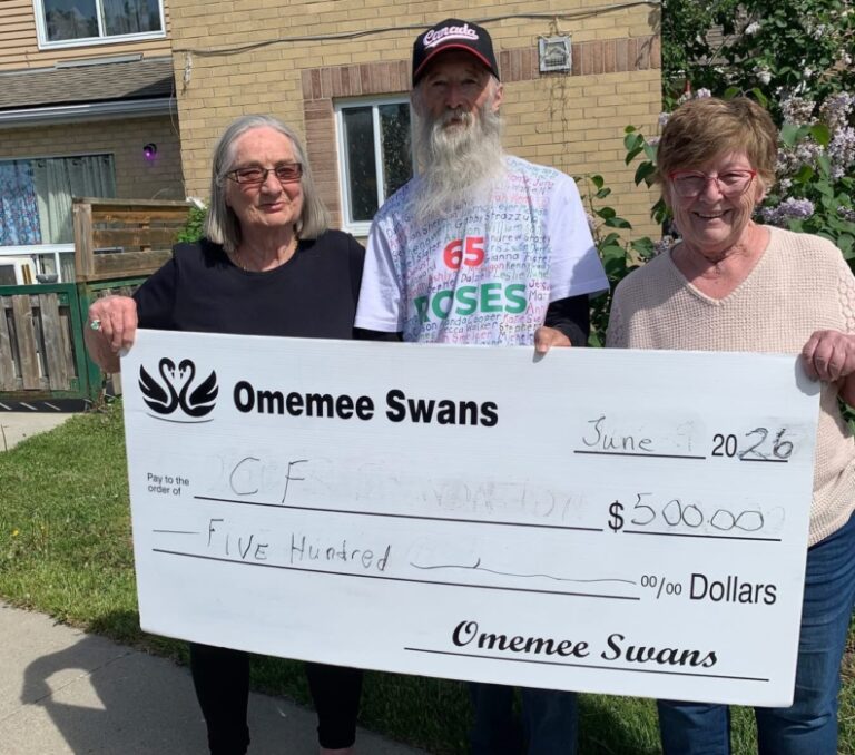 Omemee Swans Donate $500 To Support Cystic Fibrosis | Kawartha 411