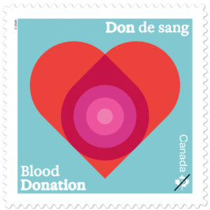 New Stamp Raises Awareness Of The Need For Blood Donations In Canada ...